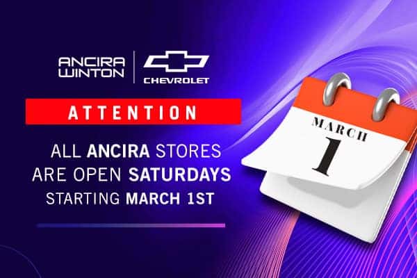 All Ancira stores are open Saturdays starting March 1st | Ancira Winton ...