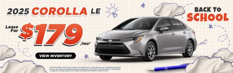 New Specials | Bennett Toyota Allentown