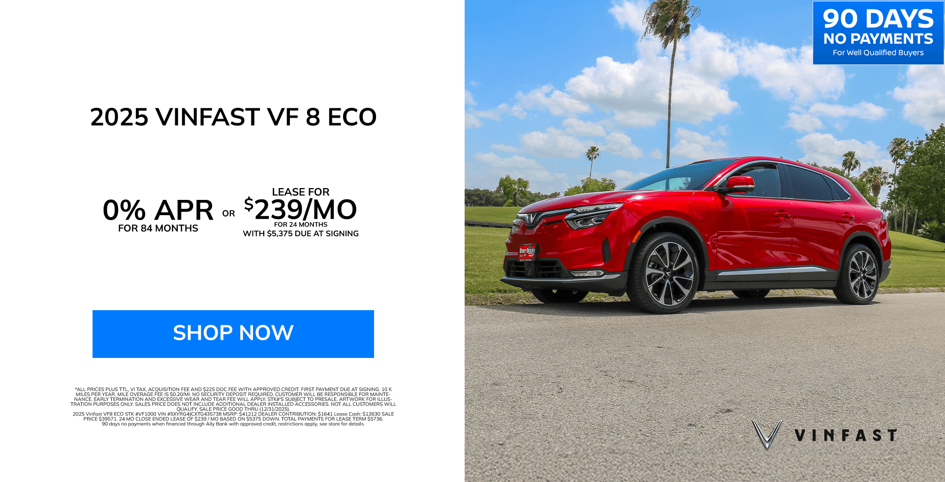Bert Ogden VinFast | Electric Car Dealer in Harlingen, TX