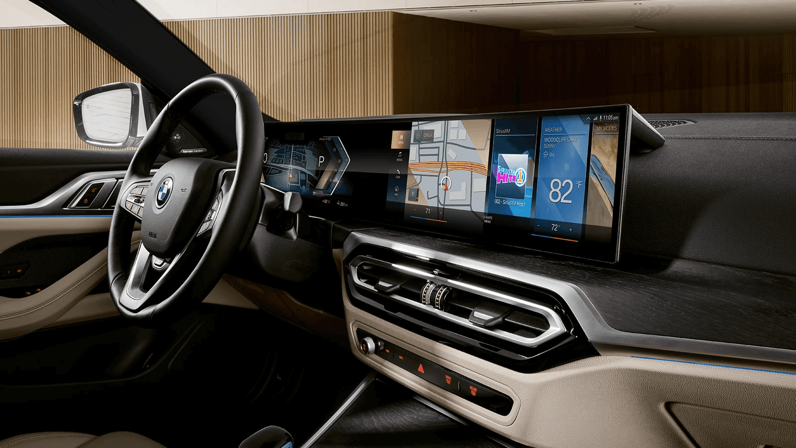 Interior Features of the 2023 BMW i4 | Serra BMW Champaign