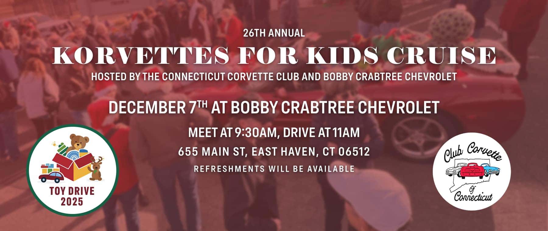 26th Annual Korvettes for Kids Cruise with Bobby Crabtree Chevrolet ...