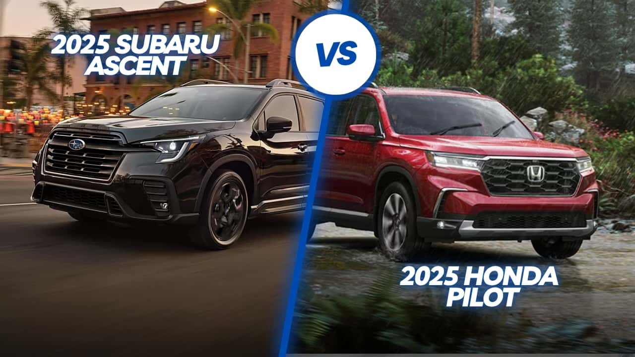 2025 Subaru Ascent vs 2025 Honda Pilot Comparison | Brandon Tomes Subaru