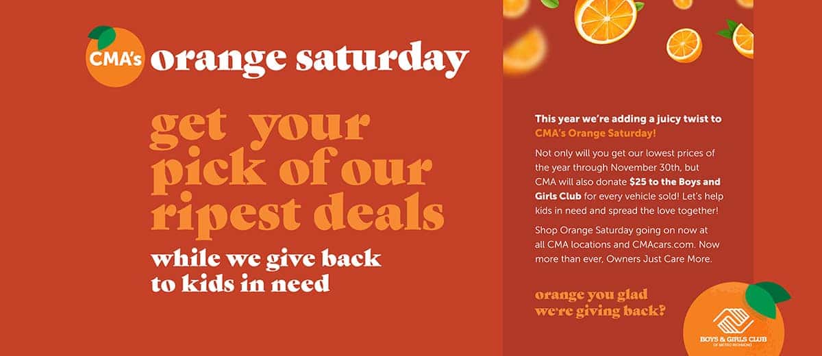 CMA's Orange Saturday | CMA's Colonial Subaru