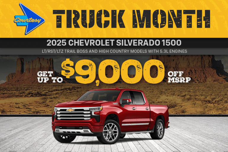 Current New Vehicle Special Offers | Courtesy Chevrolet