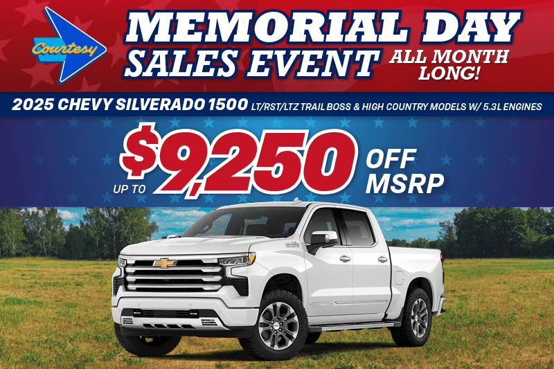 Courtesy Chevrolet New Special Offers | Courtesy Chevrolet