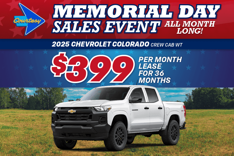 Courtesy Chevrolet New Special Offers | Courtesy Chevrolet
