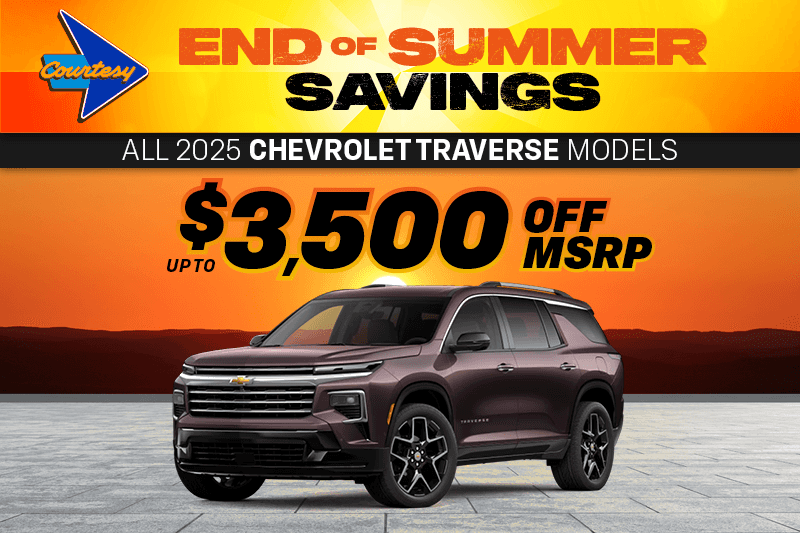 Current New Vehicle Special Offers | Courtesy Chevrolet