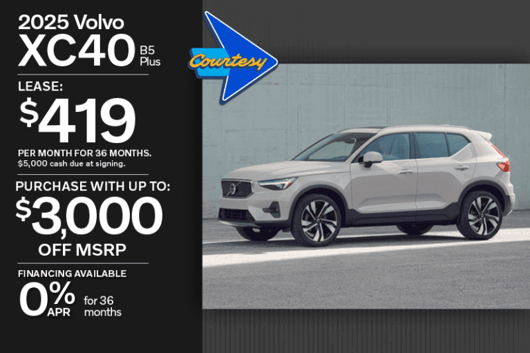 Courtesy Volvo New Specials | Courtesy Volvo Cars of Scottsdale