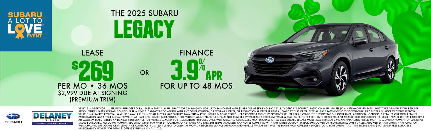 Delaney Subaru | Subaru Dealer in Indiana, PA