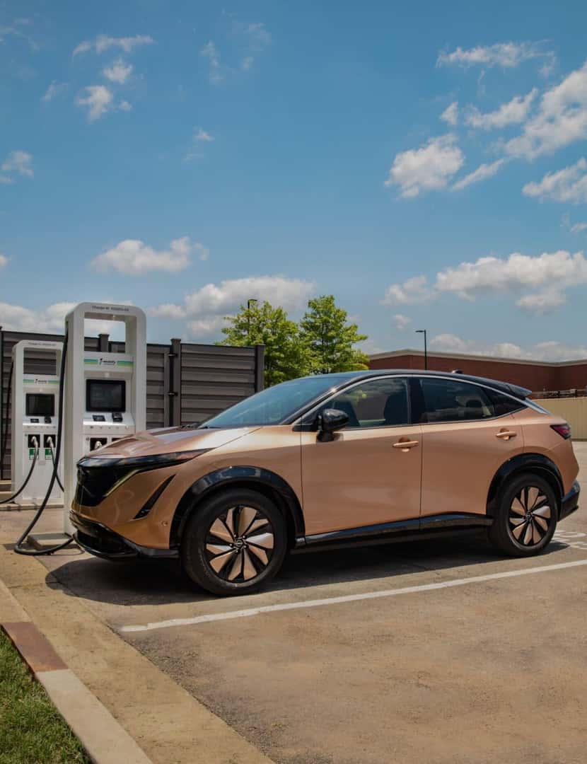 Charge Nissan Ariya at Tesla Superchargers Now