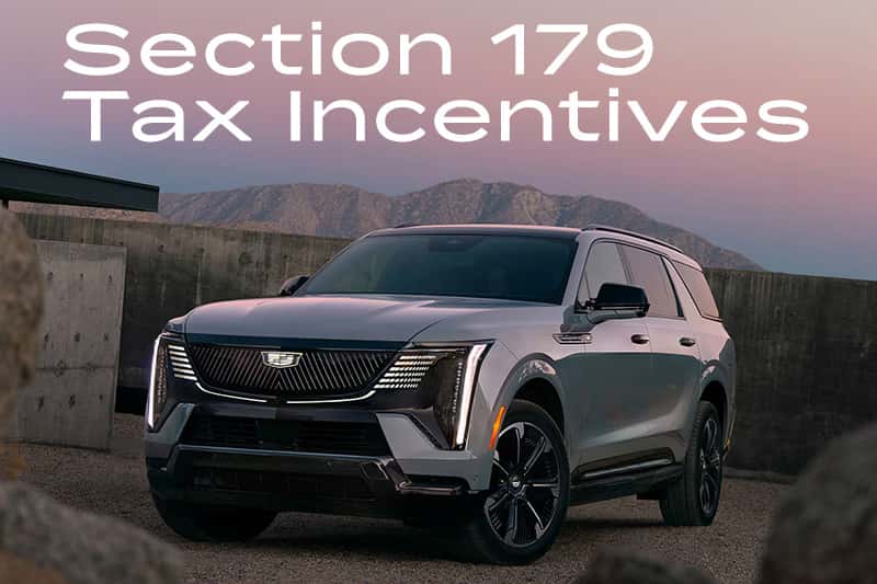 Section 179 Tax Breaks | Eddy's Cadillac