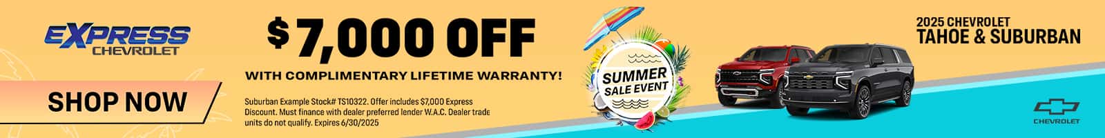 Current New Vehicle Special Offers | Express Chevrolet
