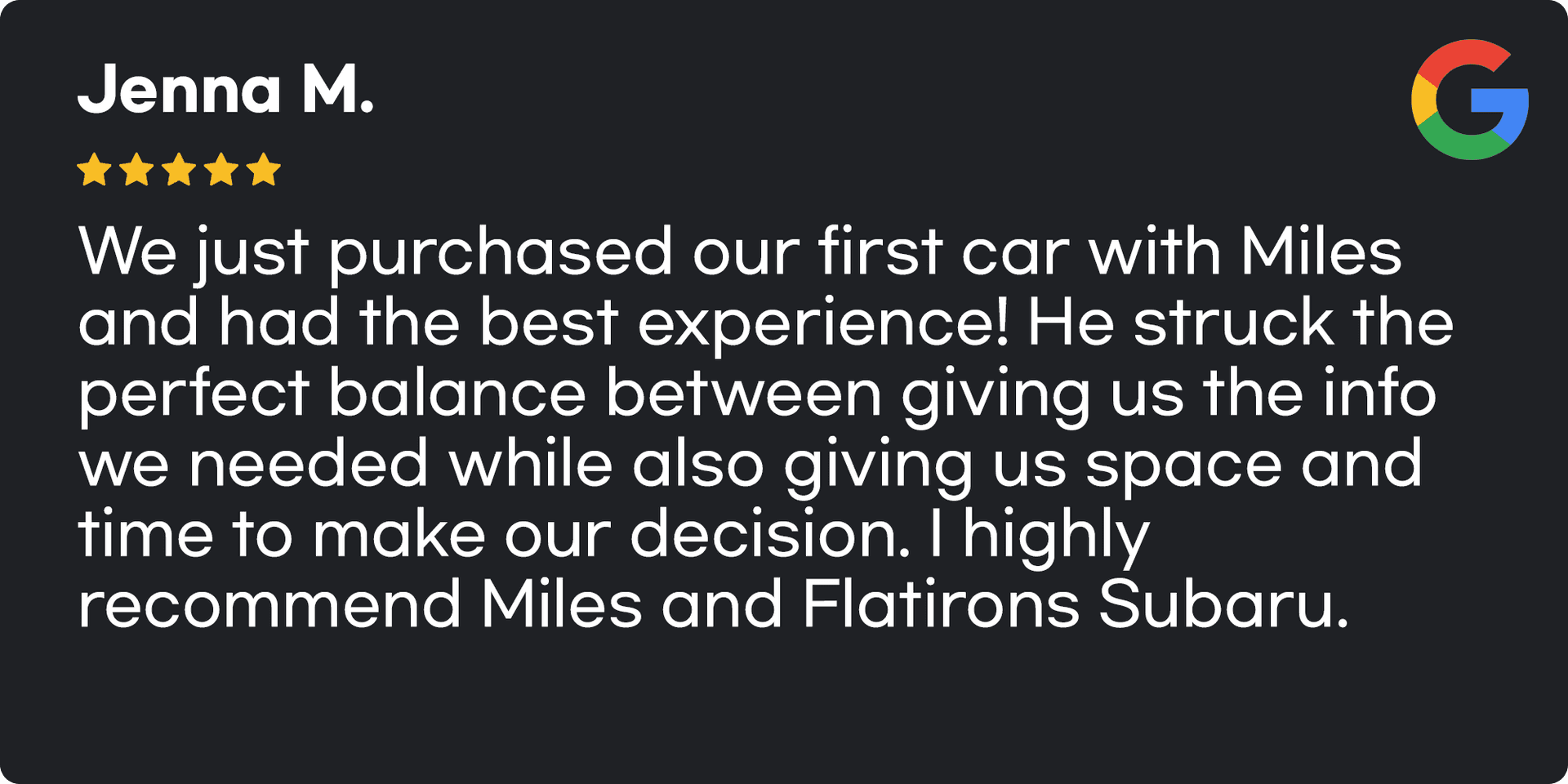 Miles Crawford | Flatirons Subaru
