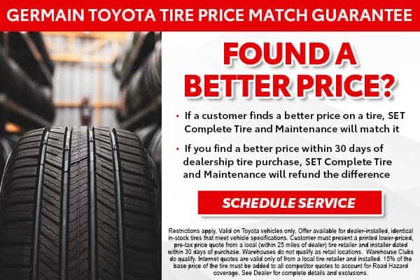 Germain Toyota Service Specials