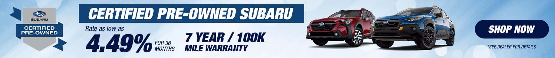Buy a Used Subaru Vehicle | Pre-Owned Subaru in Colorado Springs, CO