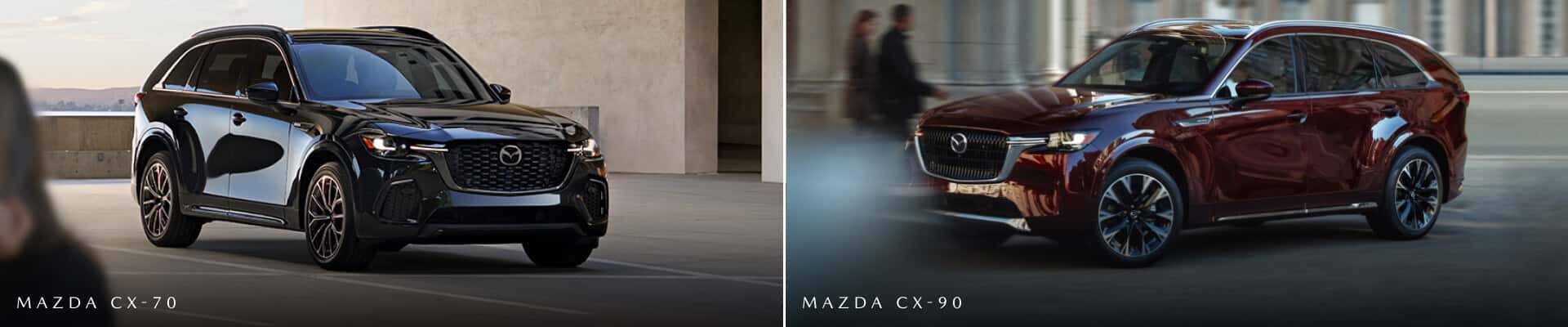 Mazda CX-70 Vs. Mazda CX-90: Compare 2025's All-New SUVs Side By Side
