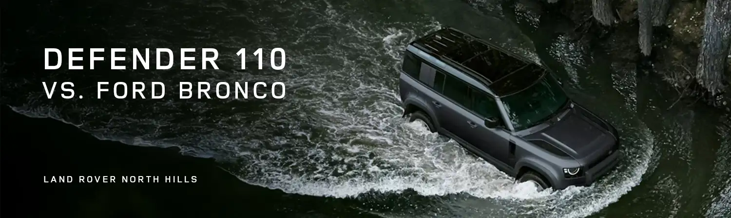 Land Rover Defender 110 vs Ford Bronco - 2026 Model Comparison with ...