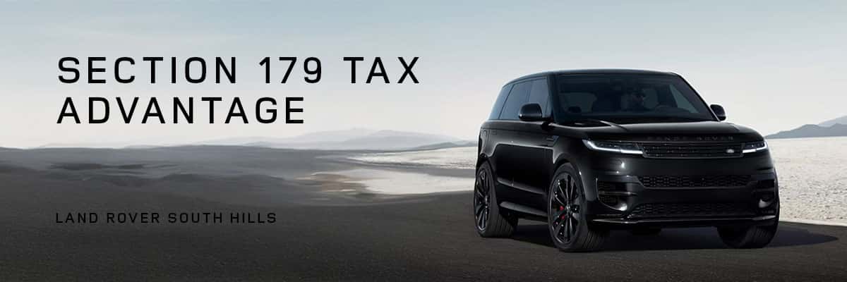Section 179 Tax Deduction for Land Rover Buyers in South Hills