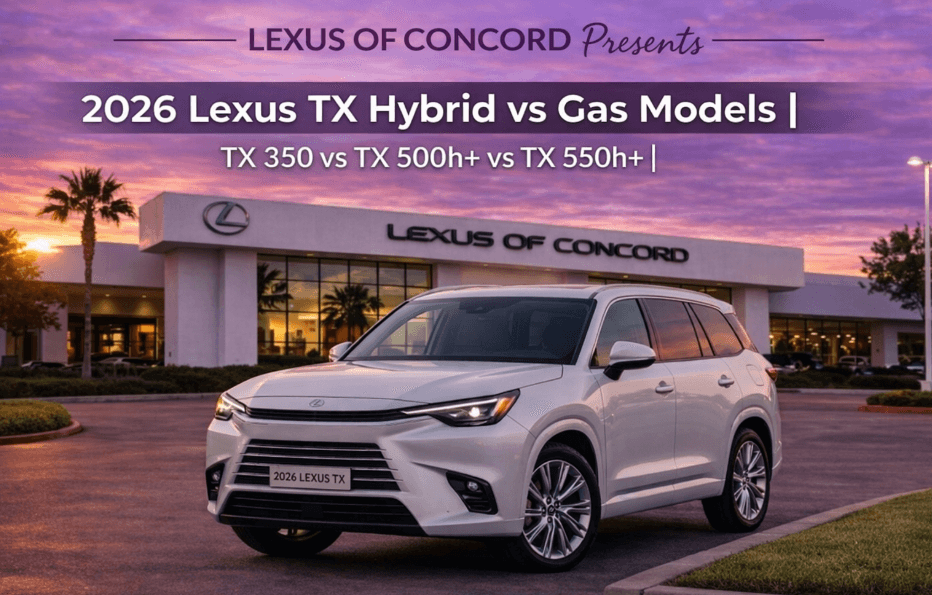 2026 Lexus TX Hybrid vs Gas Models: Which One Should You Choose ...