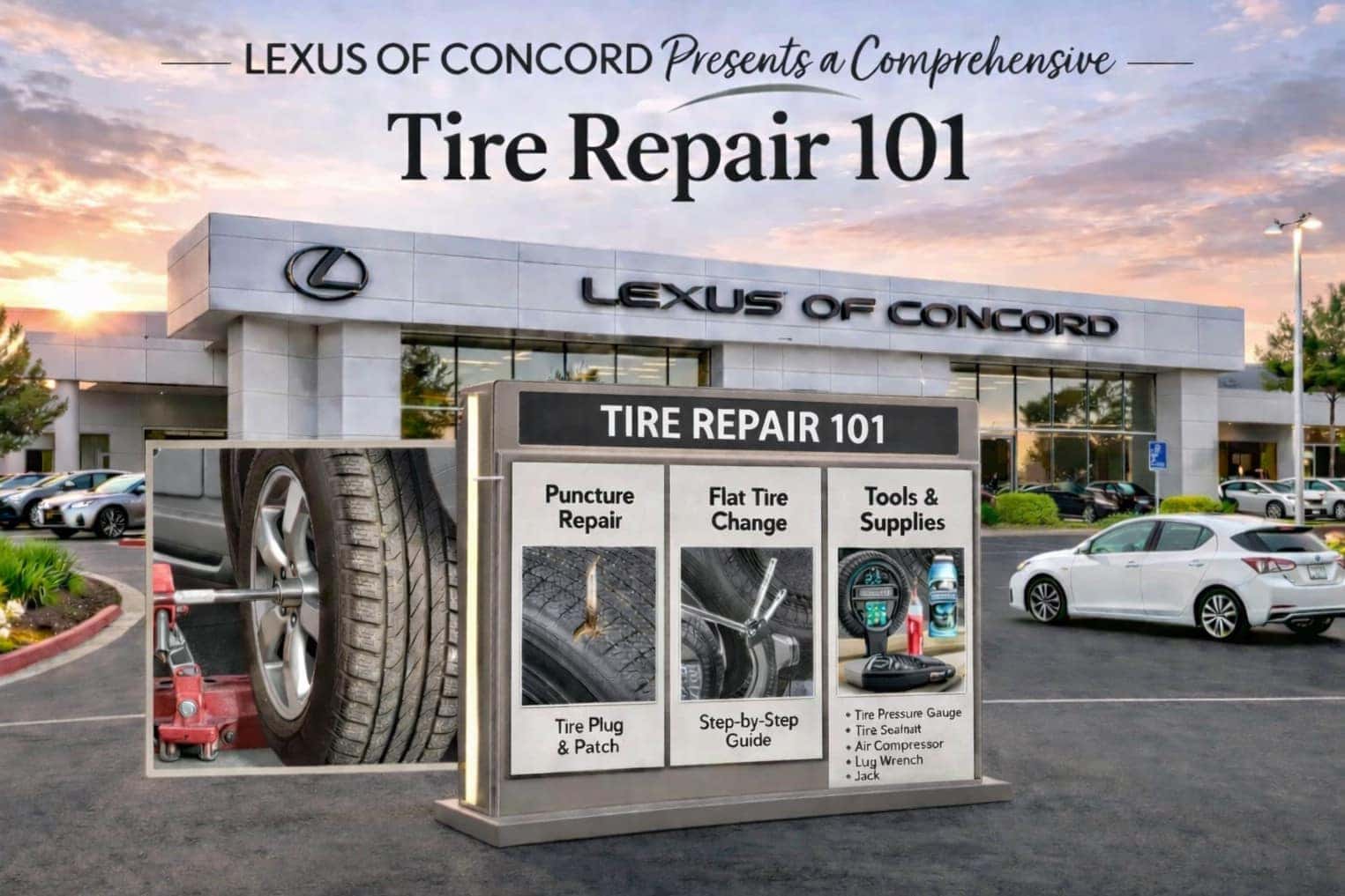 Tire Repair 101 at Lexus of Concord | Lexus of Concord