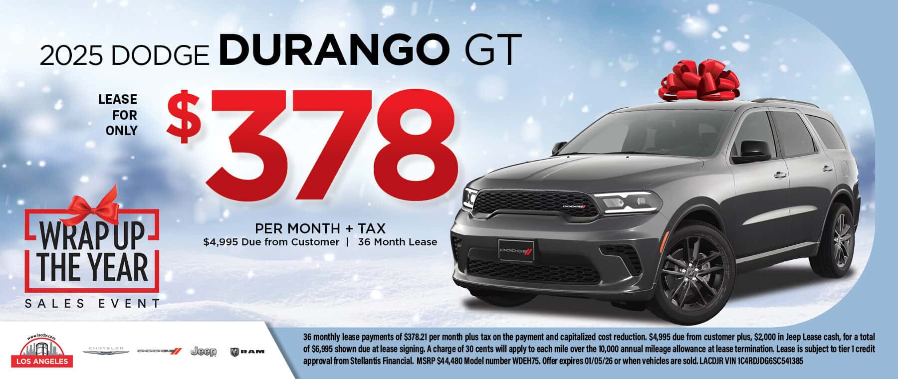 Los Angeles Chrysler Dodge Jeep RAM | Official Site