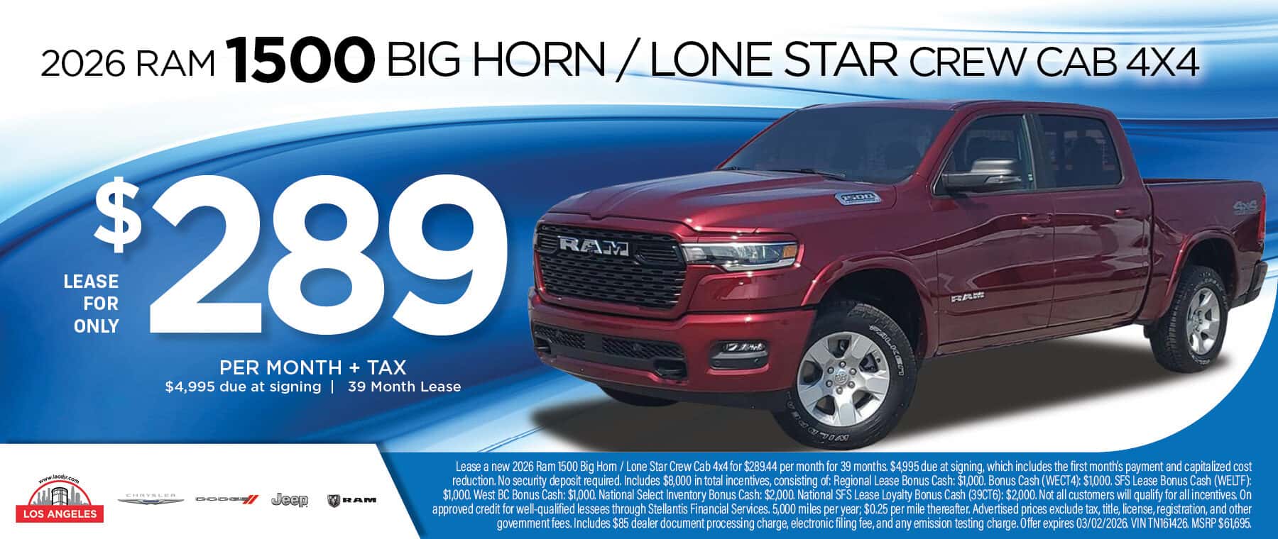 Los Angeles Chrysler Dodge Jeep RAM | Official Site