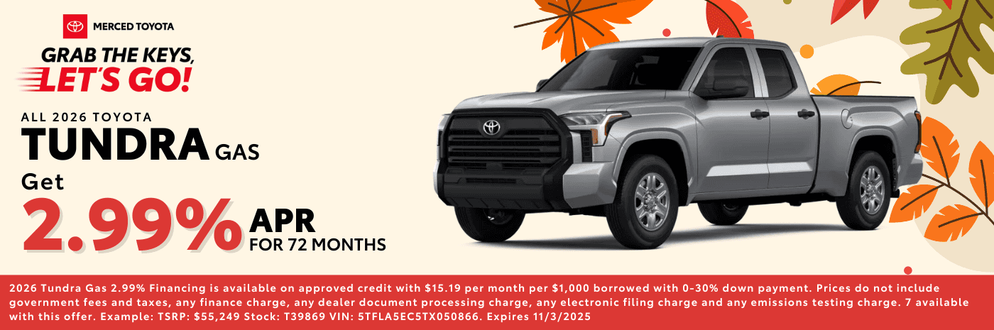 Toyota Dealer in Merced CA | New Toyota & Used Cars for Sale