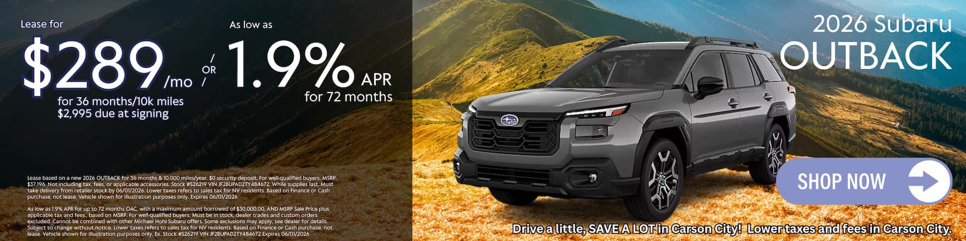 Subaru Dealership in Carson City & Reno, NV | Michael Hohl