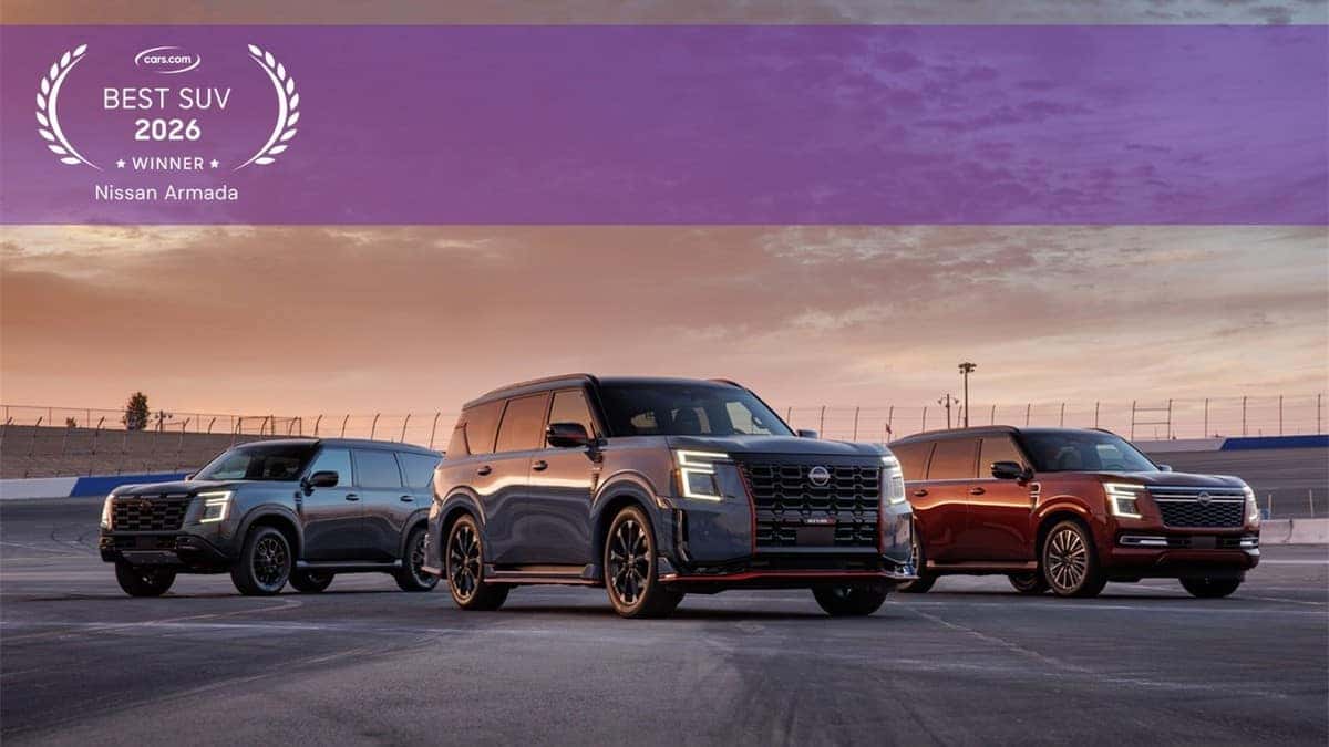 2026 Nissan Armada, Nissan LEAF named Cars.com Best of 2026 Awards ...