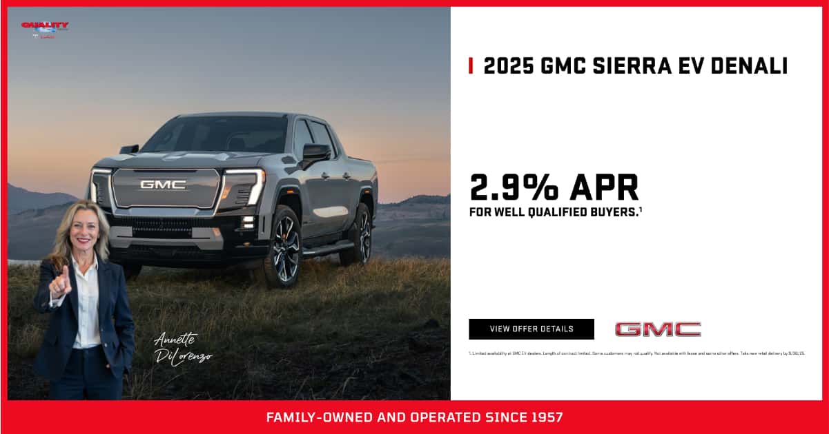 The Future of Power: 2025 GMC Sierra EV Denali | Quality Dealerships