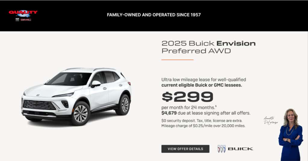 Conquer the Road: The 2025 Buick Envision Preferred AWD Offer | Quality ...