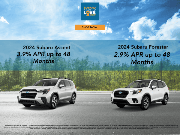 Current New Subaru Specials Offers | Sendell Subaru