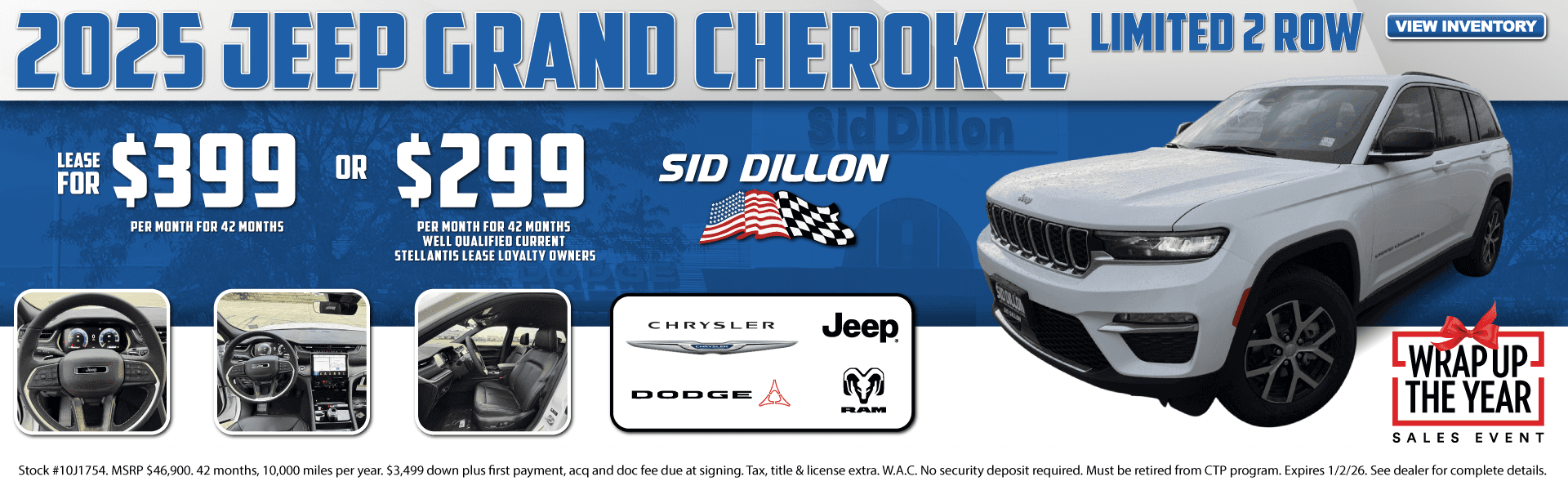 Sid Dillon Chrysler Dodge Jeep Ram Fiat Lincoln Vehicles