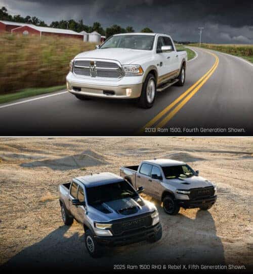 Ram 1500 Redesign: Generation & Model Year Comparison