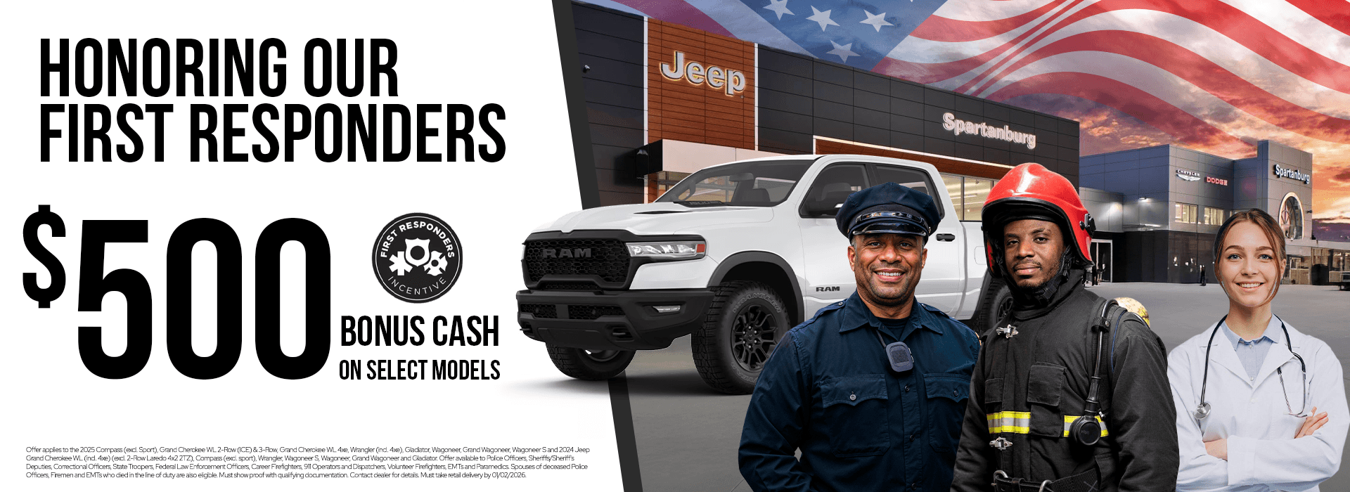 First Responder Discount At Spartanburg CDJR