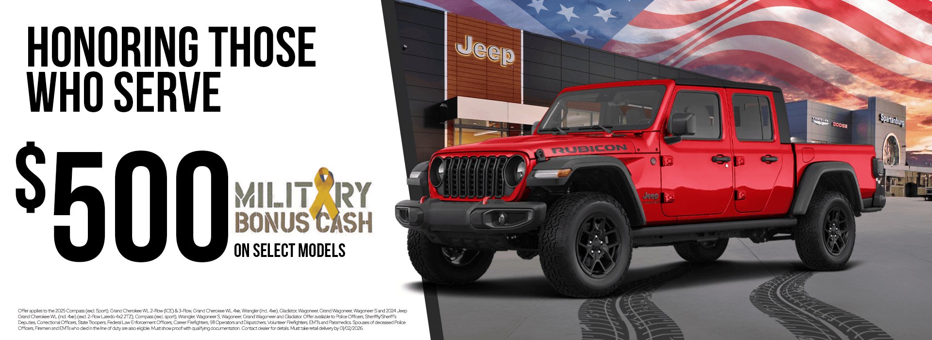 Military Rebates At Spartanburg CDJR