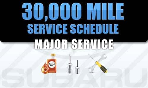 Subaru 30000 Mile Service