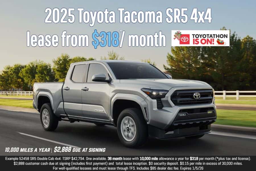 Toyota Lease Specials in Placerville | Thompsons Toyota