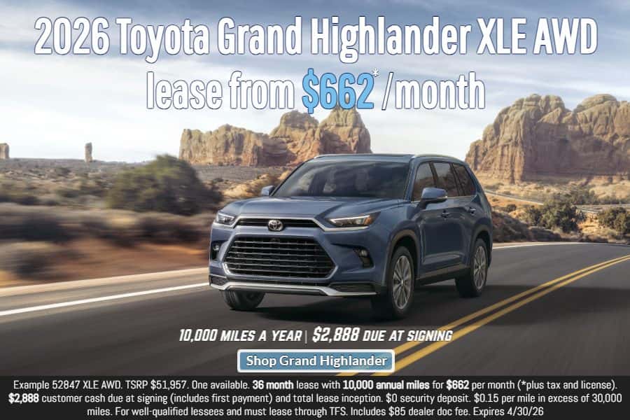 Toyota Lease Specials in Placerville | Thompsons Toyota