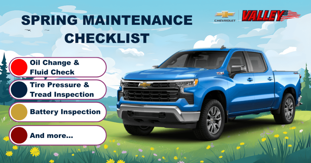Spring Maintenance Checklist: Get Your Chevy Ready for the Sunshine ...