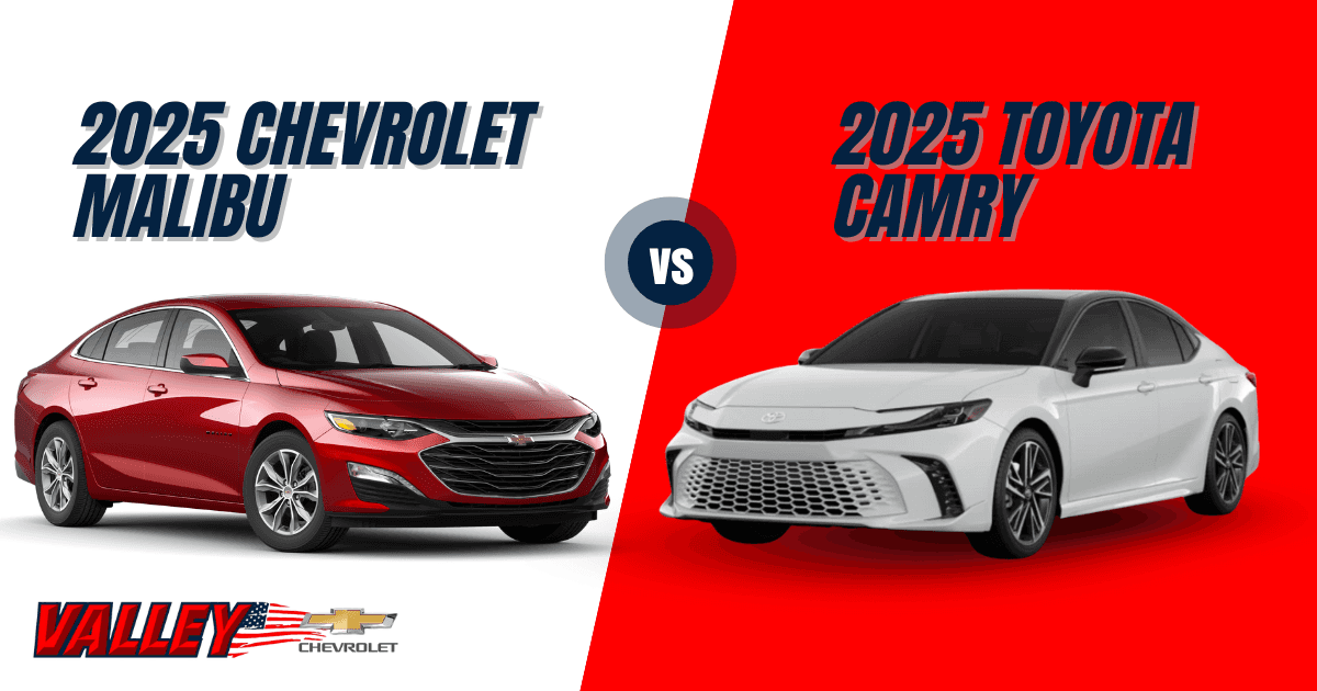 2025 Chevrolet Malibu vs. Toyota Camry: Best Midsize Sedan for Comfort ...