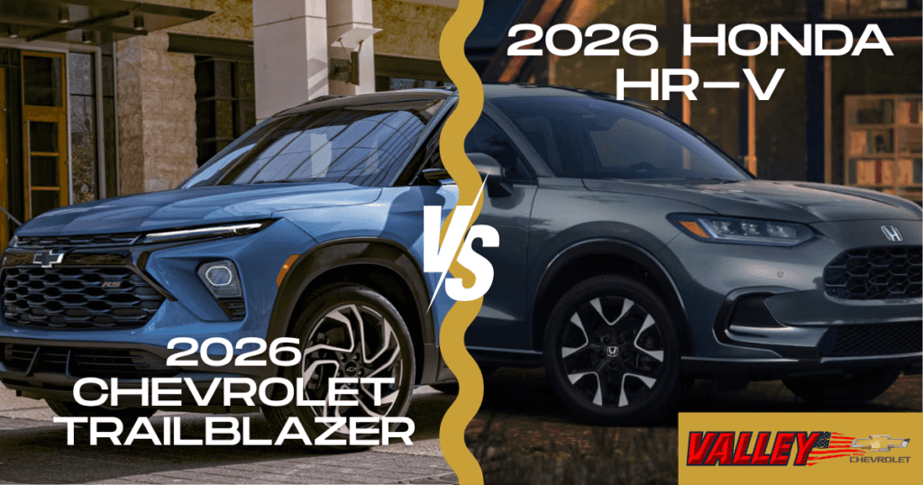 2026 Chevrolet Trailblazer vs. 2026 Honda HR-V: Which Small SUV is ...