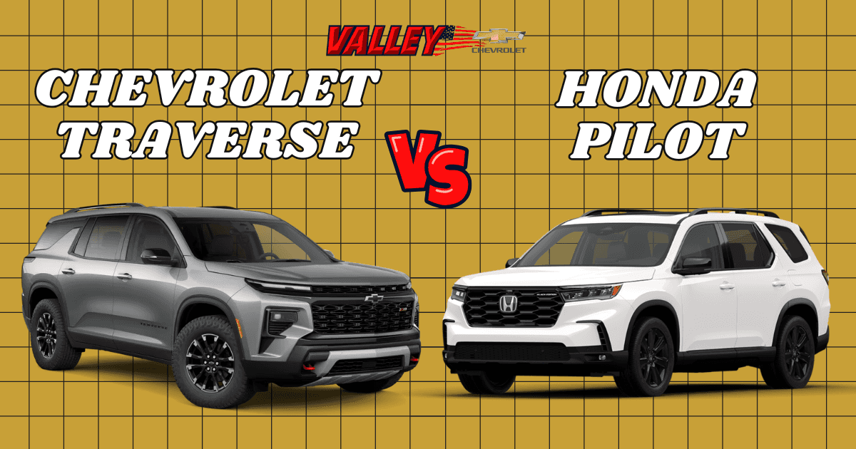 2025 Chevrolet Traverse vs 2025 Honda Pilot: Which Mid-Size SUV is Best ...