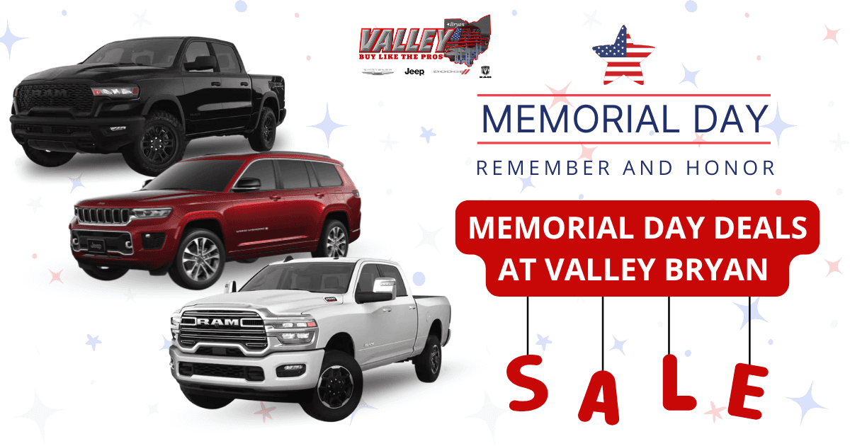 Big Savings, Bigger Adventures: Memorial Day Deals at Valley Chrysler ...