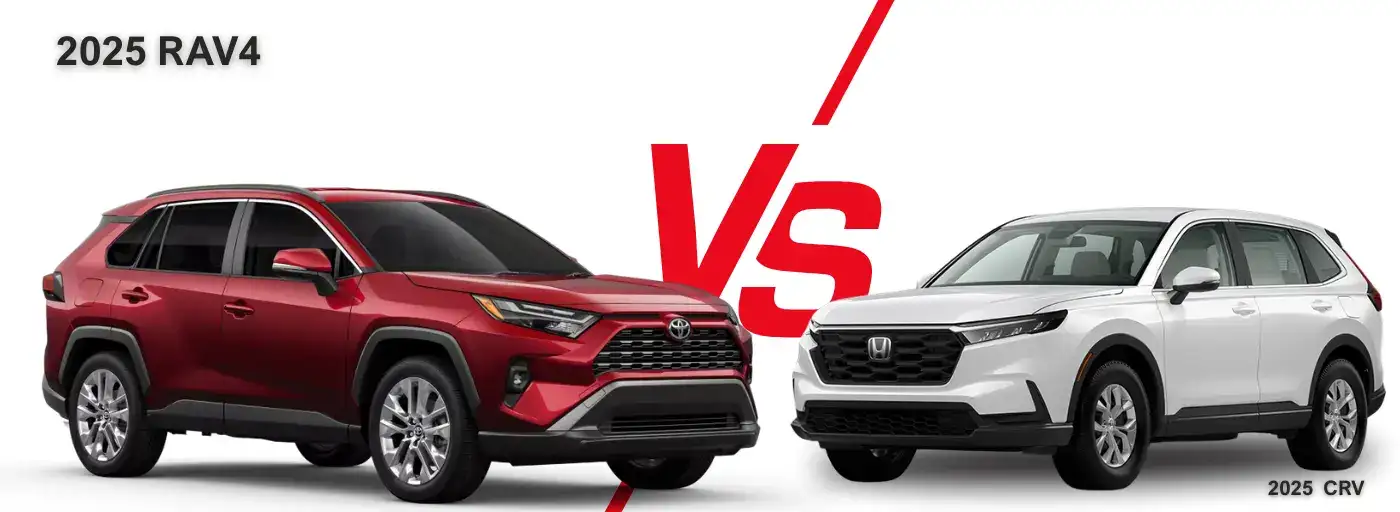 Comparing the 2025 Toyota RAV4 to the Competition - Standard Crossover