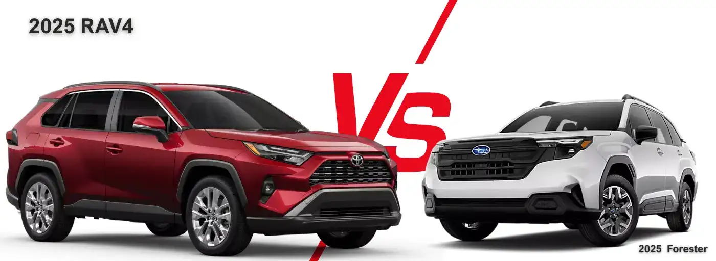 Comparing the 2025 Toyota RAV4 to the Competition - Standard Crossover