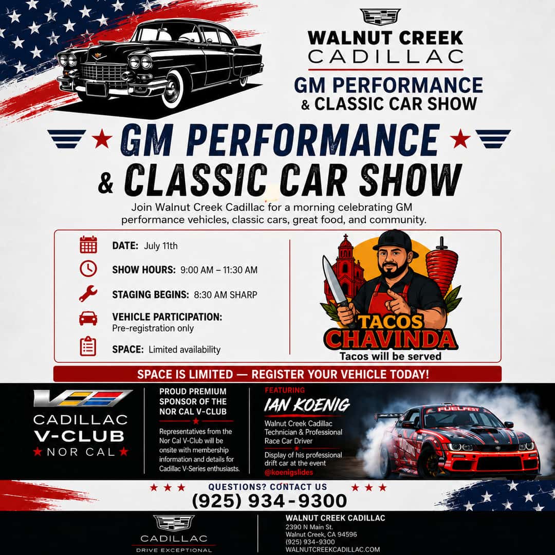 GM Performance and Classic Car Show | Walnut Creek Cadillac